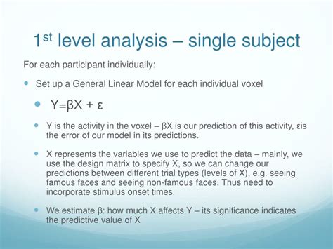 Ppt Methods For Dummies Second Level Analysis Powerpoint Presentation Id2451608