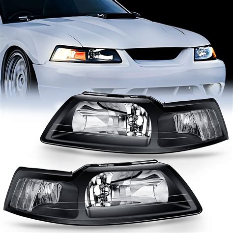 Nilight Headlight Assembly For 1999 2000 2001 2002 2003 2004 Ford