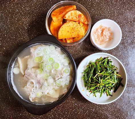 시판사골곰탕 남은수육 활용요리 초간단 돼지국밥 만들기