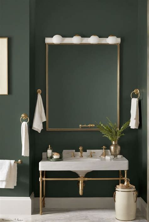 Dark Green Accent Wall Benjamin Moore