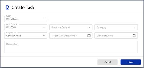 How To Use Work Order Tasks
