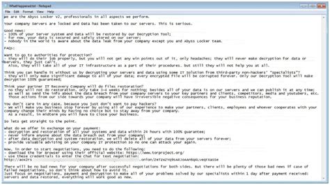 Ransomware Roundup Abyss Locker Fortiguard Labs