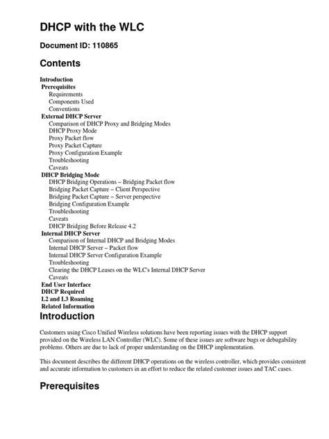 PDF How To Setup DHCP With Cisco WLC DOKUMEN TIPS