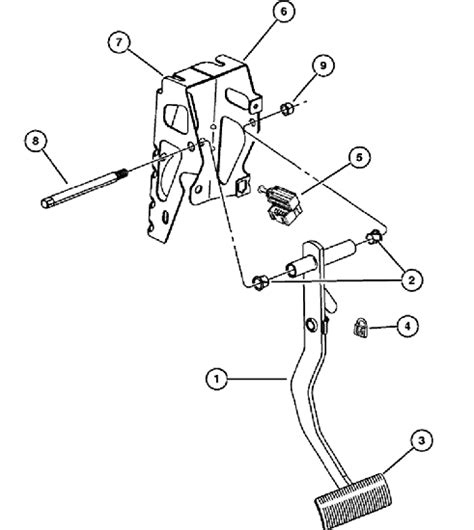 Педаль тормоза