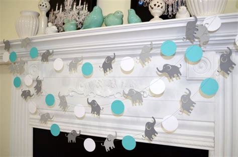 Guirnalda De Elefante Elefante Bebé Ducha Por Dcbannerdesigns