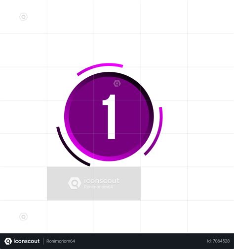 Number 1 Animation By Ronimoriom64 Lottiefiles