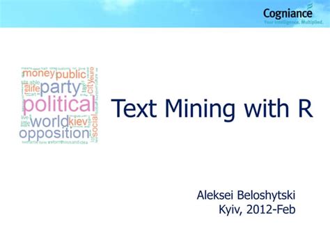 textmining with r pptx technology and computing