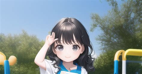 ロリ 公園で遊ぶ女の子 ロリのパンツが見たい件のイラスト Pixiv