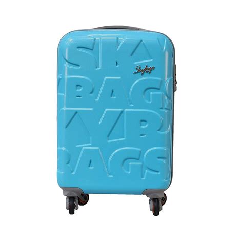 Skybags Polycarbonate Ramp Hard Trolley Bag Sky Blue Color 30 L At