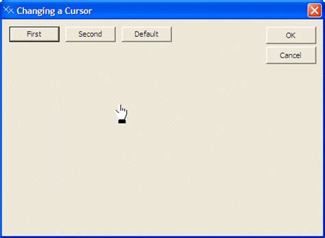MFC How To Change A Cursor In A Dialog Box