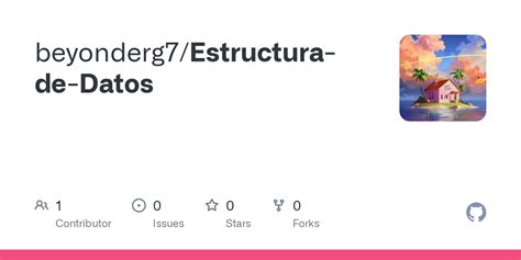 GitHub Beyonderg Estructura De Datos