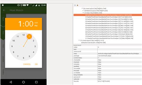 Issue In Selecting Time From Android Time Picker Support Appium Discuss