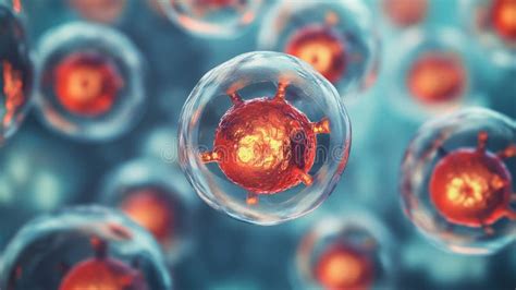 Observation Of Stem Cell Division Mitosis Process Captured Under