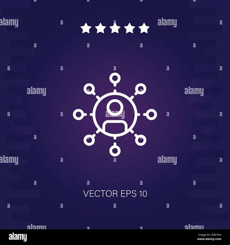 Network Vector Icon Modern Illustration Stock Vector Image And Art Alamy