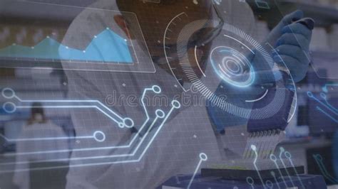 In School Scientist Using Animation For Futuristic Data Visualization