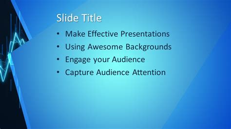 Free Digital Waveform Powerpoint Template And Presentation Slides