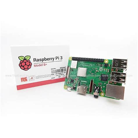 Raspberry Pi 3 Model B 1gb บอร์ดเเท้ ประกัน 1 ปี Thaieasyelec Electronic For Embedded