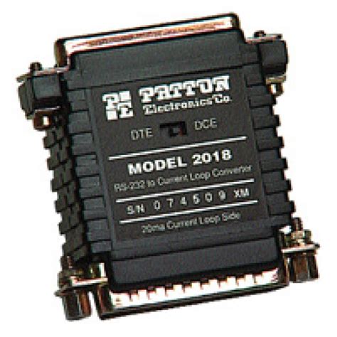 Patton Connect IT 2018 RS 232 To 20ma Current Loop Converter DB25 To DB25