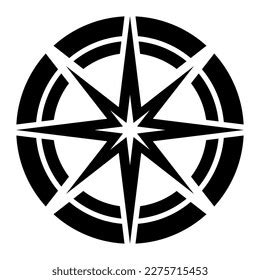 Compass Direction Illustration Map Symbol Stock Vector Royalty Free Shutterstock