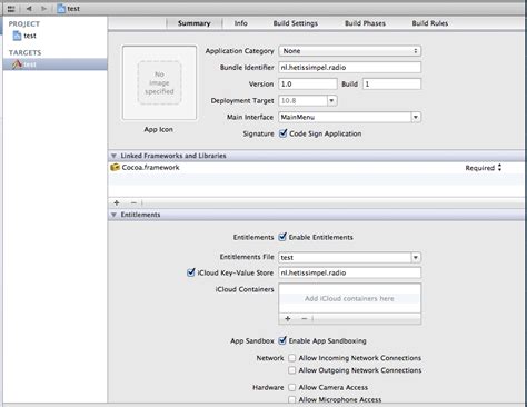 Objective C Stumped That Nsfilemanager Defaultmanager Urlforubiquitycontaineridentifiernil