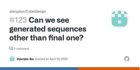 Can We See Generated Sequences Other Than Final One · Issue 123