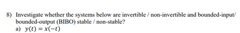 solved 8 investigate whether the systems below are