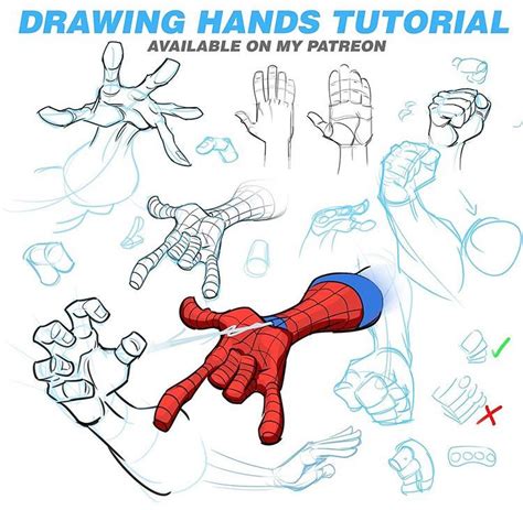Pin By Manuel On Spider Man How To Draw Hands Comic Book Art Style