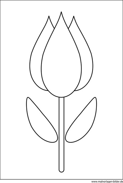 Blumen Schablone Vorlagen Sketch Coloring Page