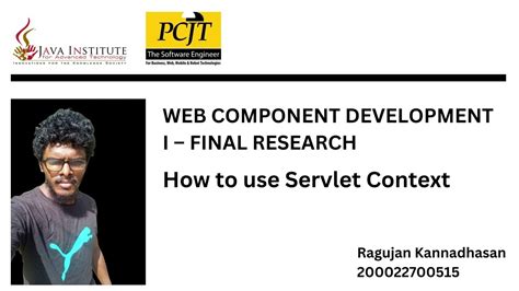 how to use servlet context youtube