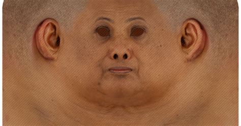 Female Head Texture Map 37