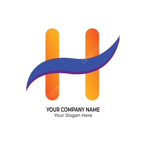 Gambar Vektor Desain Logo Huruf H Png Gratis Desain Logo Huruf H