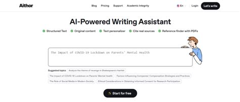 Aithor Create Essay Rewrite Expand Or Shorten The Text