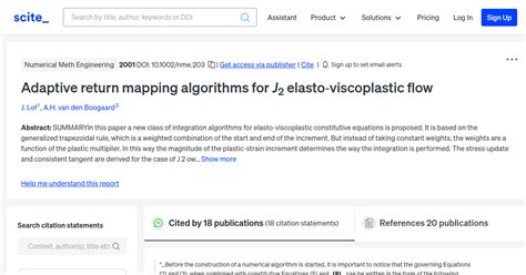 Adaptive Return Mapping Algorithms For J 2 Elasto‐viscoplastic Flow