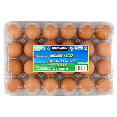 Kirkland Signature Organic Extra Large Eggs Cage Free 2 Dozen Costco
