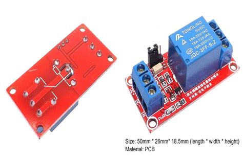 Doverywell V V V Channel Relay Module SMD Optocoupler Isolation Convenient To Use