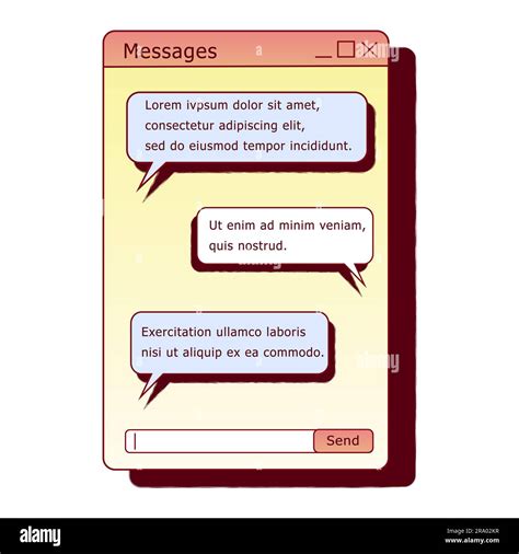 Message Box Retro Pc User Interface Aestetic 80s 90s Old Computer User Interface Element And