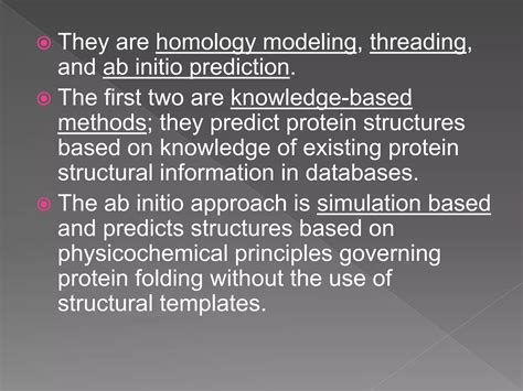 Protein 3 D Structure Prediction Pptx Web Development Internet