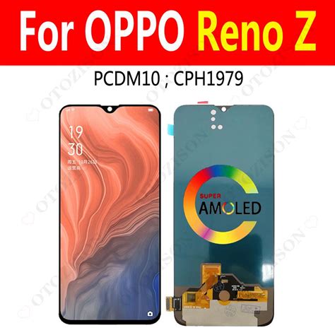 Super Amoled Display For Oppo Reno Z Lcd Pcdm10 Cph1979 Screen Touch Sensor Digitizer Assembly