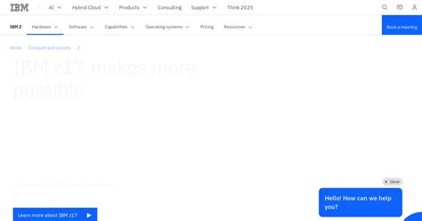 Ibm Z17 Hybrid Cloud Platform With Ai