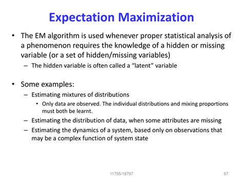 Ppt Machine Learning For Signal Processing Expectation Maximization