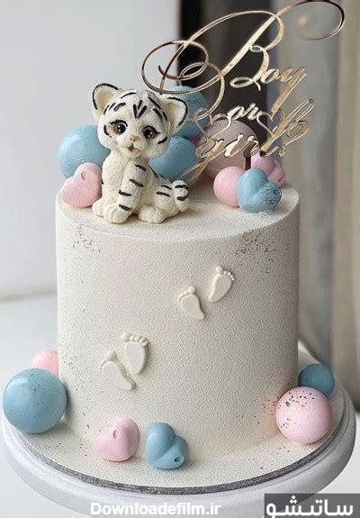 عکس کیک سه طبقه بچه گانه