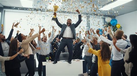 Free Victory Celebration Moment Image Celebration Victory Office