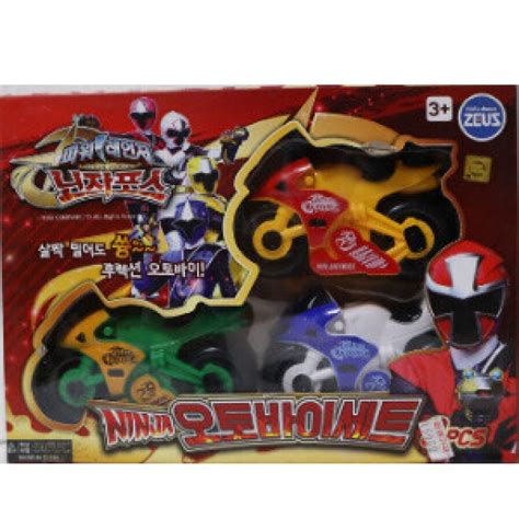 파워레인저 닌자포스 오토바이세트 올드토이