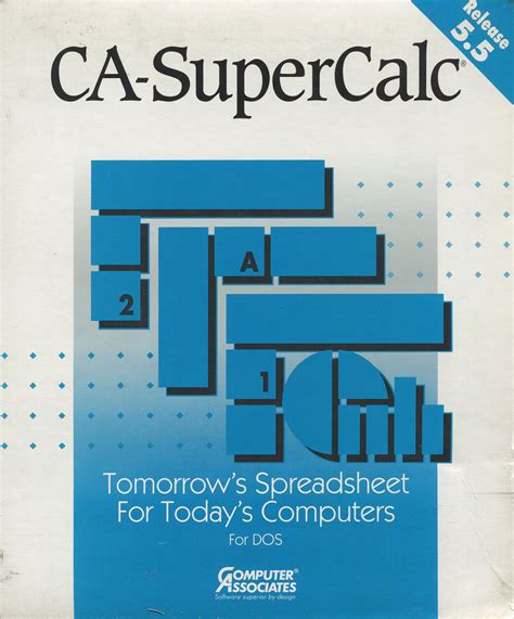 SuperCalc Release Software Computing History
