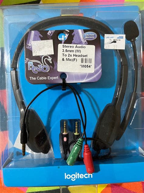Logitech Wired Headset Audio Headphones Headsets On Carousell