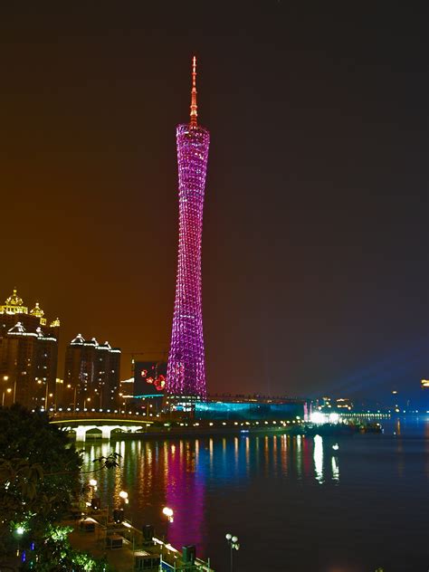 广州塔夜景摄影图片广州风光摄影 老叶 太平洋电脑网摄影部落