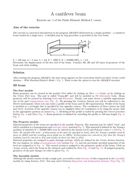 Tutorial No1 Pdf Youngs Modulus Beam Structure