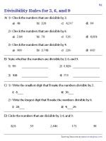 Divisibility Rules Worksheets Worksheets Library