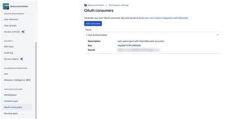 Bitbucket Cloud Auth Module Youtrack Cloud