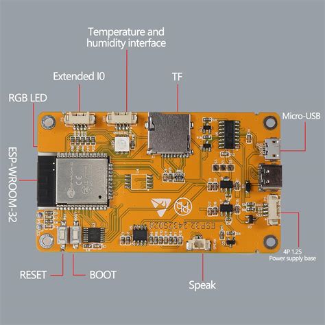 Carte Esp32 2432s028r Tft 2 8 Tactile Wi Fi Mhtronic